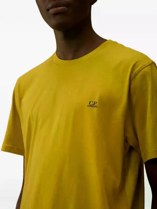 C.P. COMPANY 30/1 Jersey Short-sleeve Goggle T-shirt - Yellow