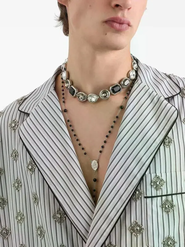 Dolce & Gabbana Rhinestone Choker Necklace