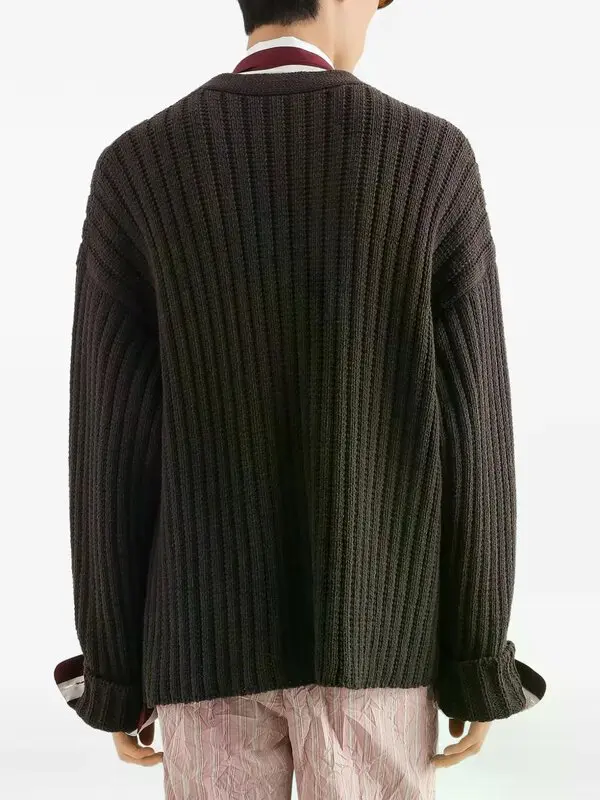 Dolce & Gabbana Cotton-blend Cardigan - Brown