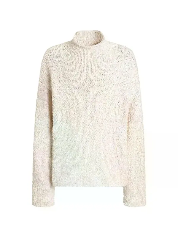 Dolce & Gabbana Cotton-blend Pullover - Neutrals