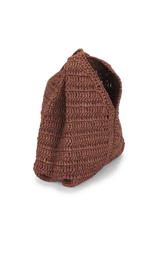 A.L.C. Simone Raffia Bag - Chocolate