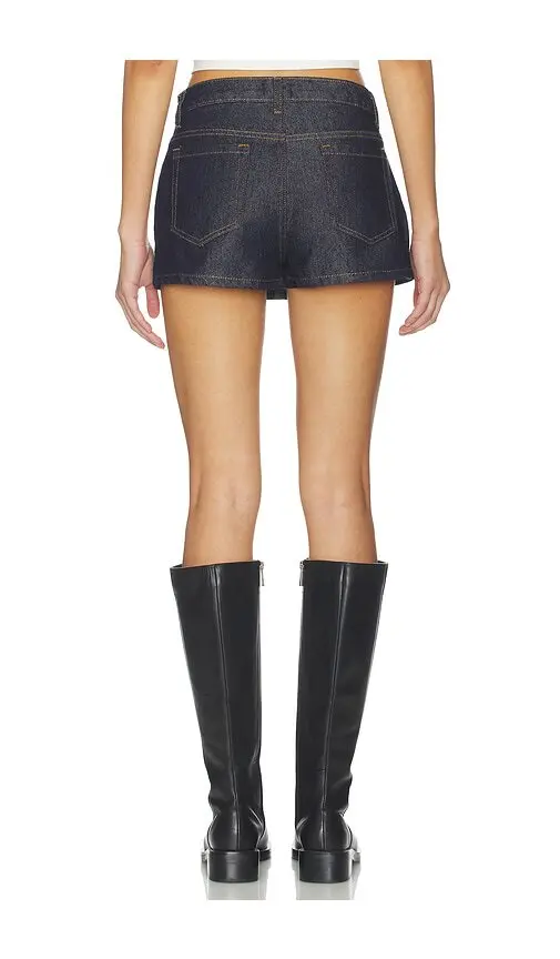 Superdown Denim Skort With 5-pocket Styling
