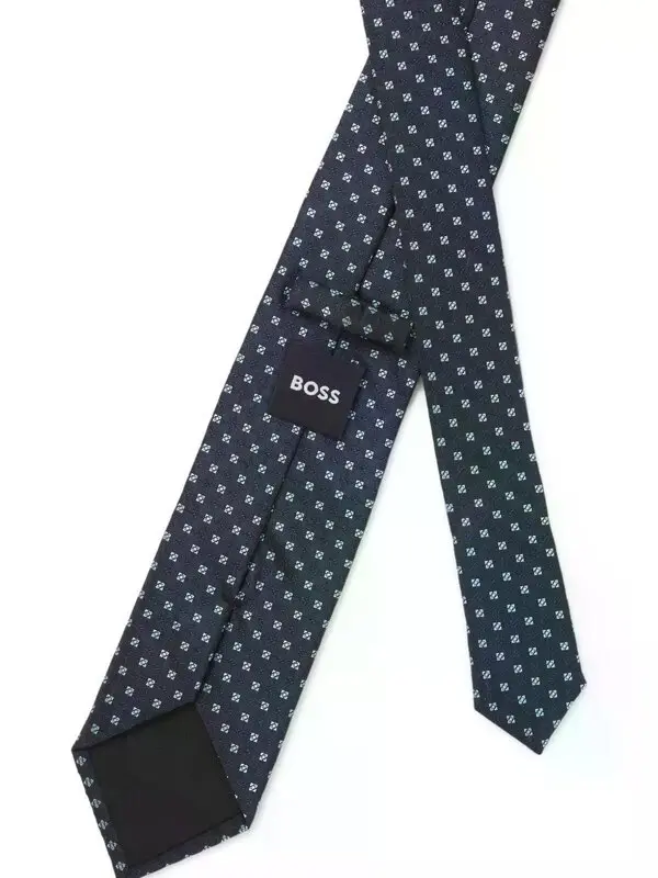 BOSS Patterned Silk Tie