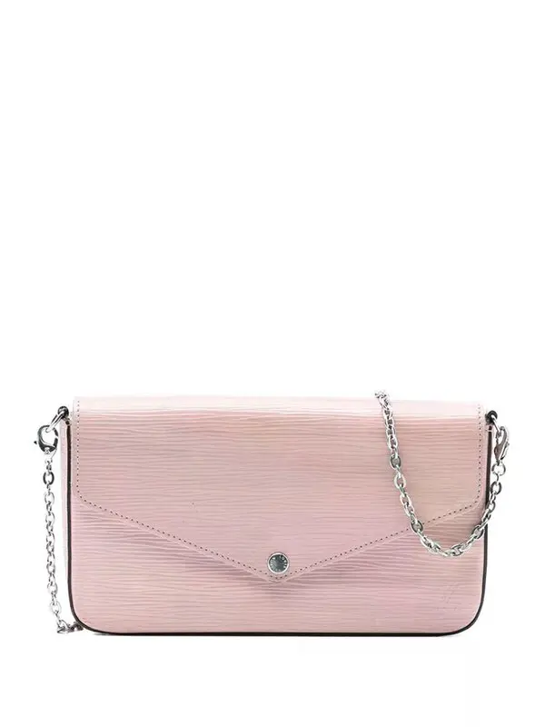 LOUIS VUITTON 2017 Epi Pochette Felicie Crossbody Bag - Pink