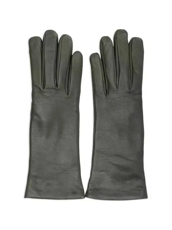 RESTELLI Leather Gloves - Green