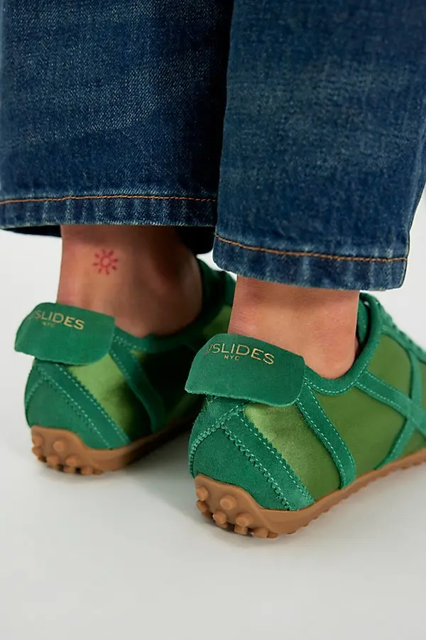 J/SLIDES NYC Emily Lowpro Sneakers - Green