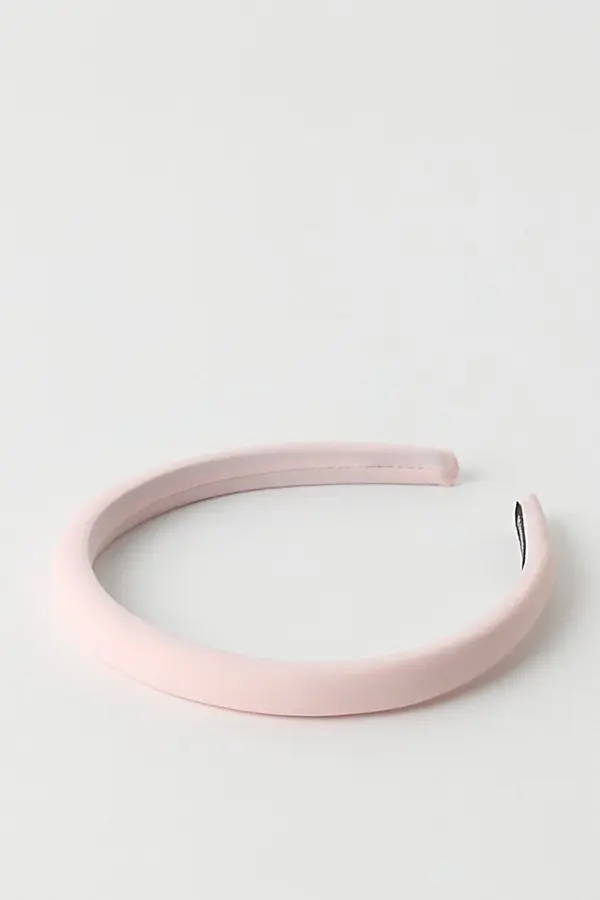 Free People Brynn Skinny Headband - Solid Blush