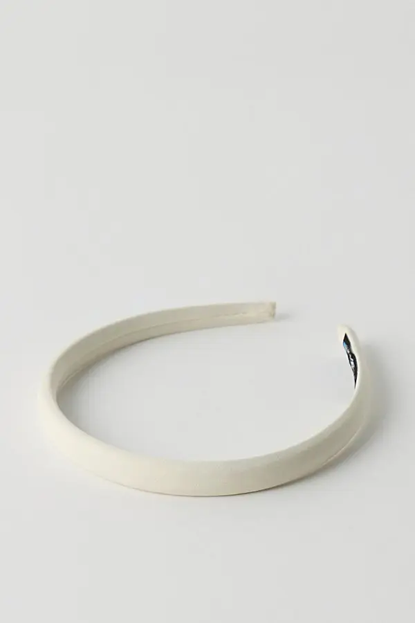 Free People Brynn Skinny Headband - Solid Ivory