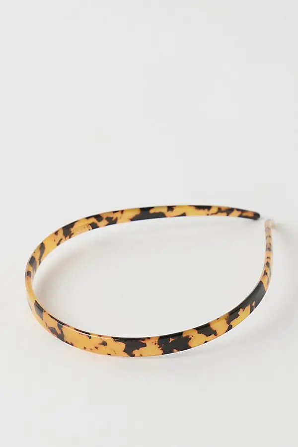 Free People Bertie Skinny Resin Headband - Tort