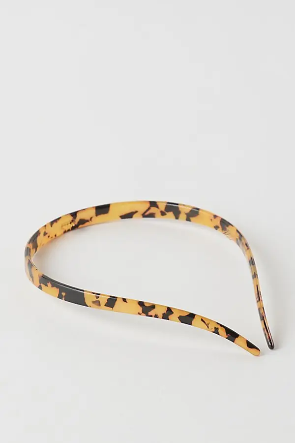 Free People Bertie Skinny Resin Headband - Tort