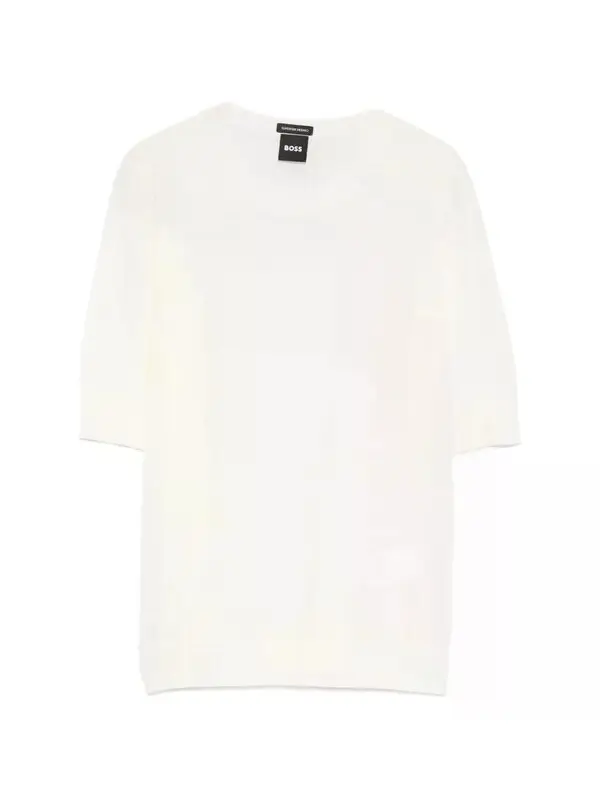 BOSS Farbella Short-sleeve T-shirt - Neutrals