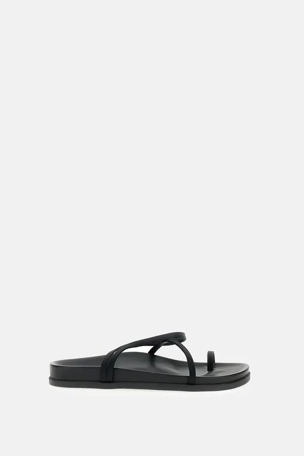 ANCIENT GREEK SANDALS Eleftheria Sandals - Black