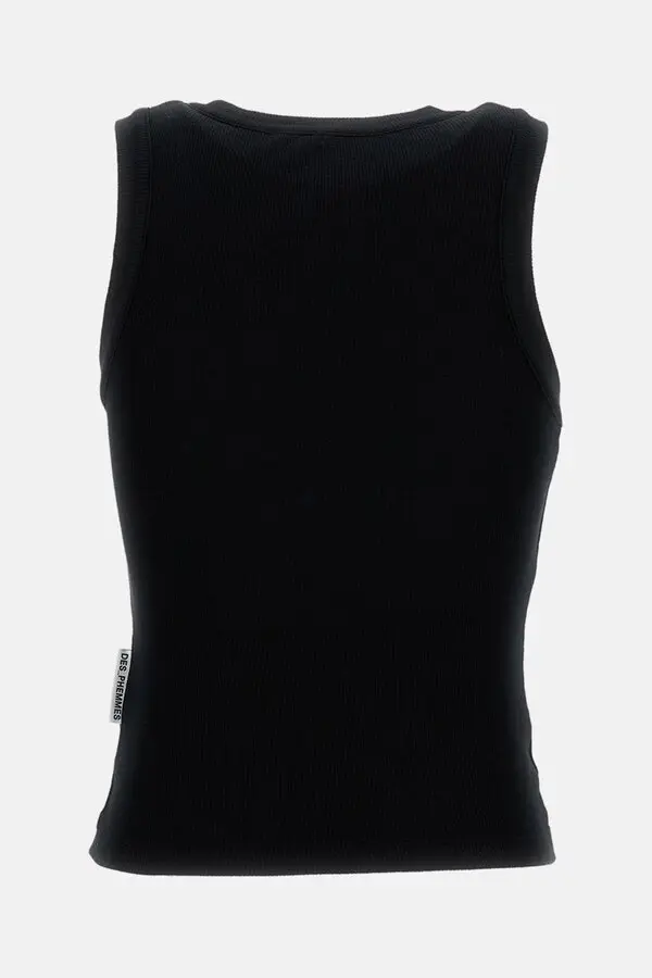 DES_PHEMMES Embellished Tank Top - Black