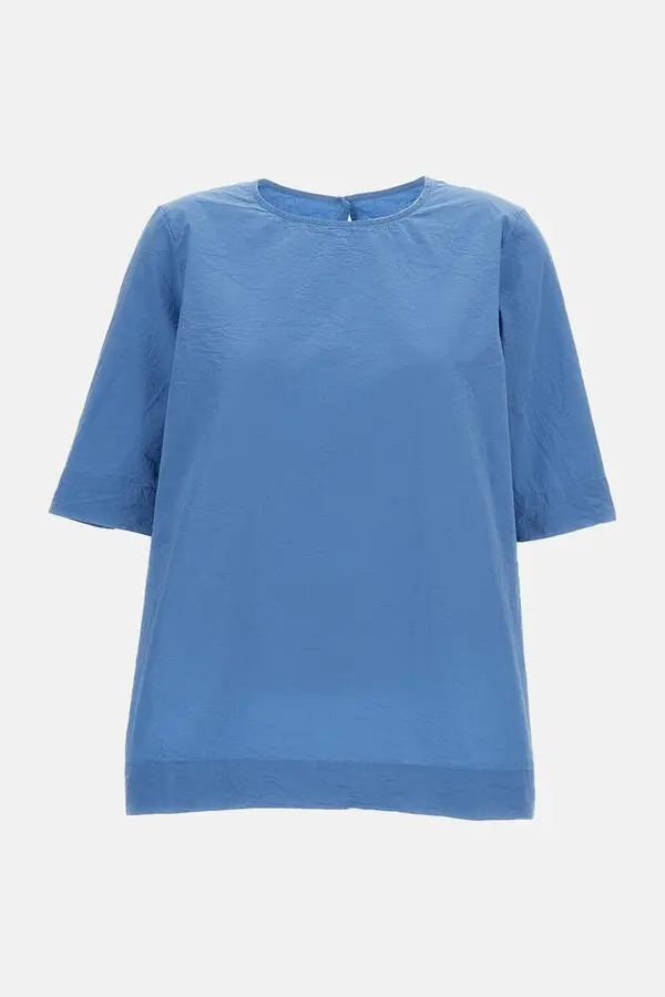 CASEY & CASEY Simple Cotton Shirt - Sky Blue