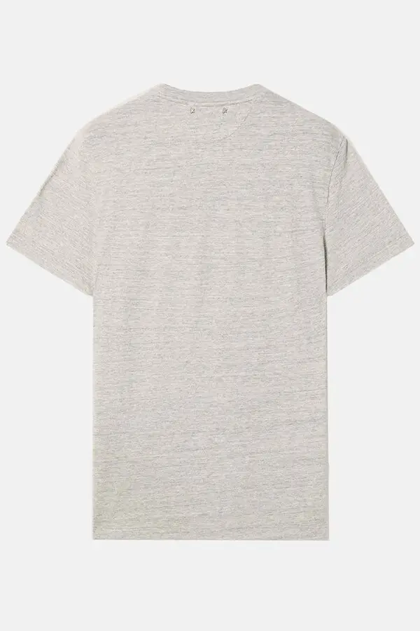 GOLDEN GOOSE Flag Print T-shirt - Grigio