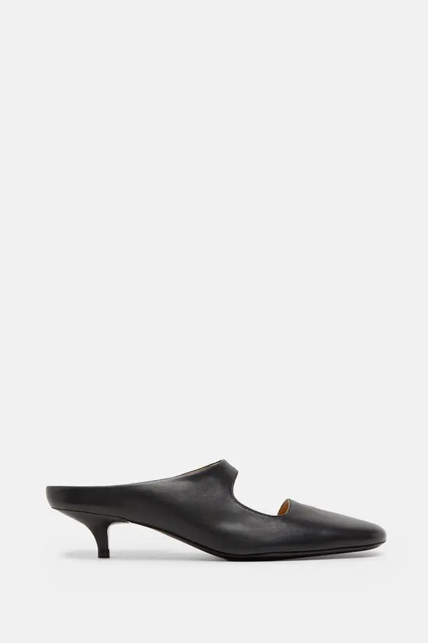 Marsèll Leather Mule - Black