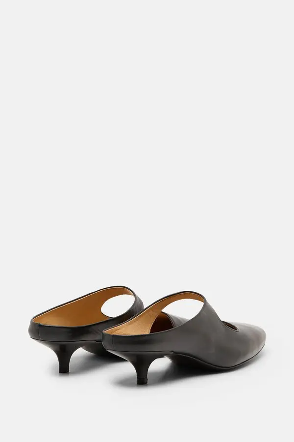 Marsèll Leather Mule - Black