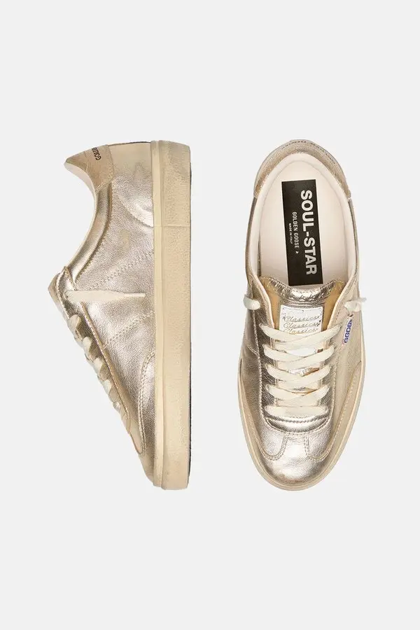 GOLDEN GOOSE Soul-star Sneakers - Gold