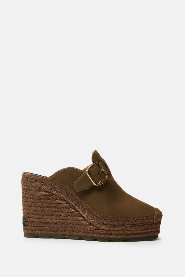Stella McCartney Gaia Suede Clogs