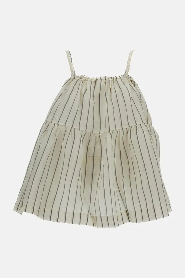 CASEY & CASEY Sleeveless Striped Silk Top - Multicolor