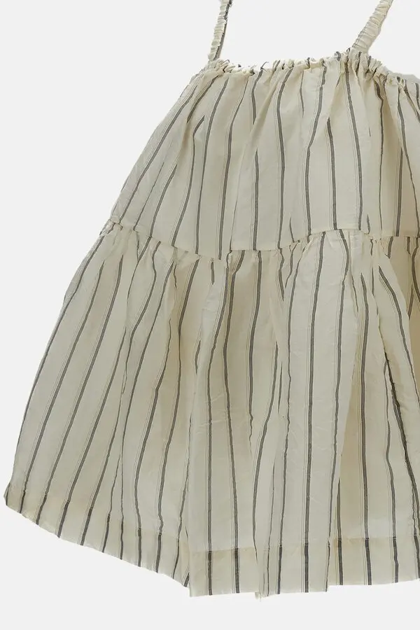 CASEY & CASEY Sleeveless Striped Silk Top