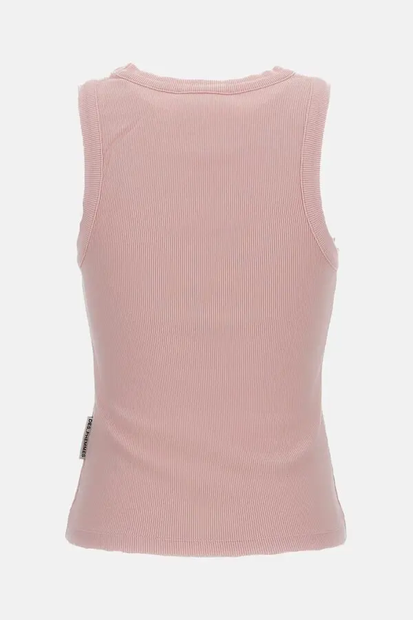 DES_PHEMMES Embellished Tank Top - Rose