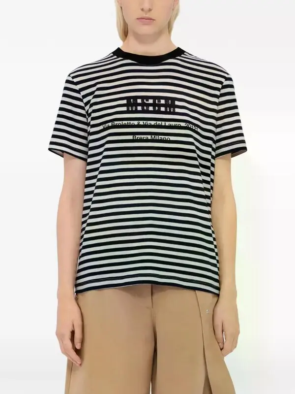 MSGM Striped T-shirt