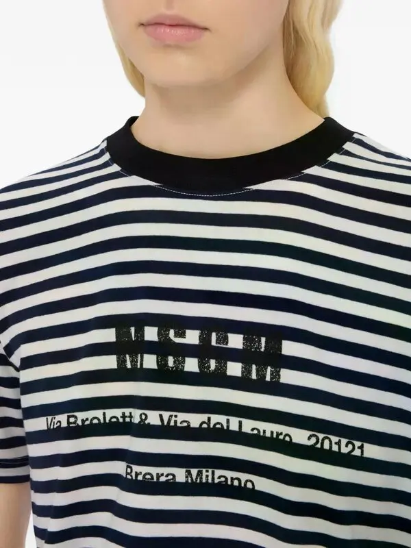 MSGM Striped T-shirt