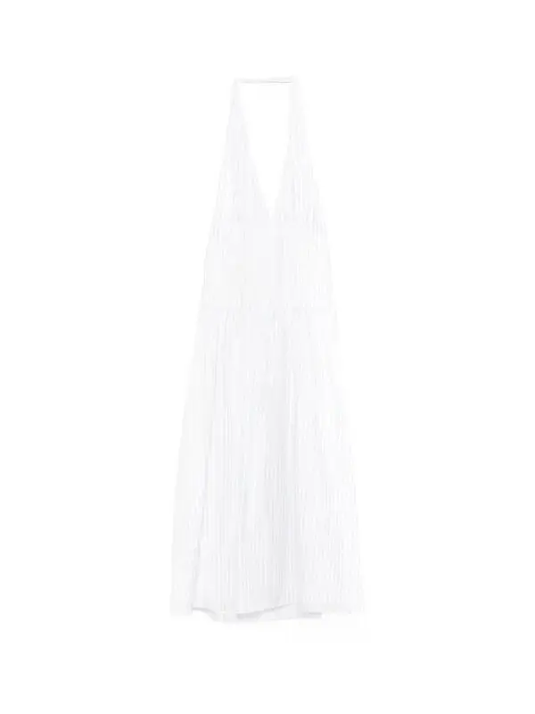 ALFIE Lilly Halterneck Midi Dress - White