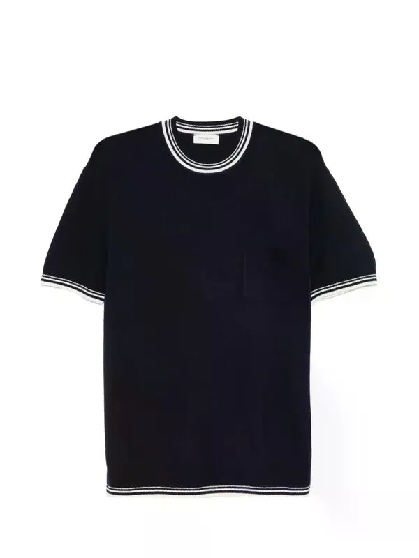 PAOLO PECORA Chest-pocket T-shirt - Blue