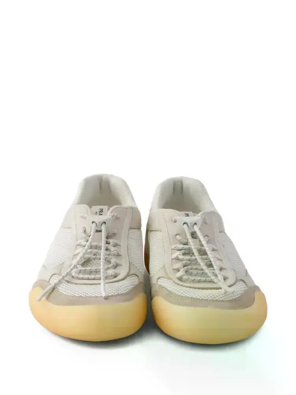 Prada Speedrock Panelled Sneakers - Neutrals