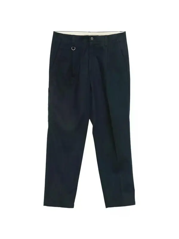 PAOLO PECORA Belt-loops Trousers - Blue