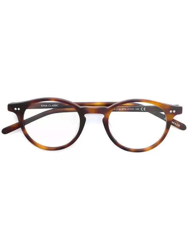 EPOS Tortoiseshell-effect Round Glasses