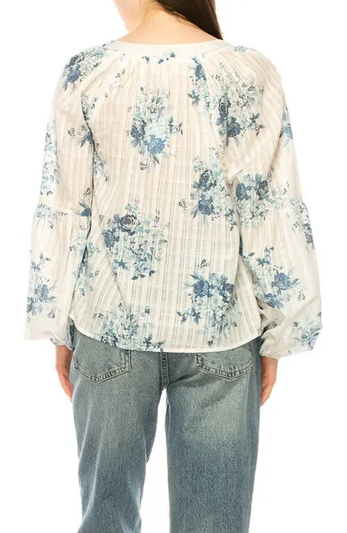 A COLLECTIVE STORY Floral Button-up Top