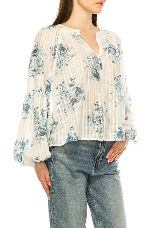 A COLLECTIVE STORY Floral Button-up Top