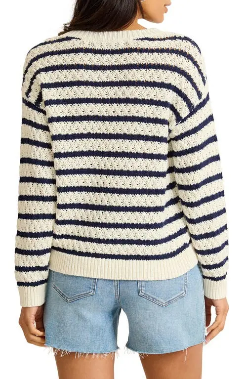 Tommy Bahama Pebblestone Bay Stripe Cotton Sweater