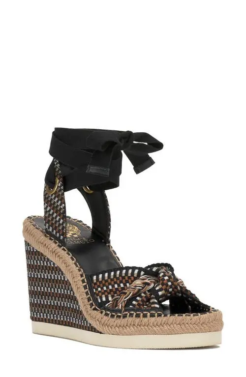 Vince Camuto Bealie Platform Wedge Sandal - Black Multi