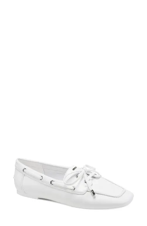 Dkny Delmar Boat Shoe - White