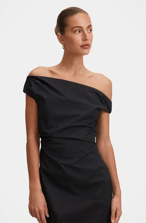EVER NEW Nicole One-shoulder Cotton Dress