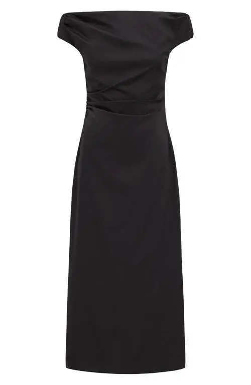 EVER NEW Nicole One-shoulder Cotton Dress
