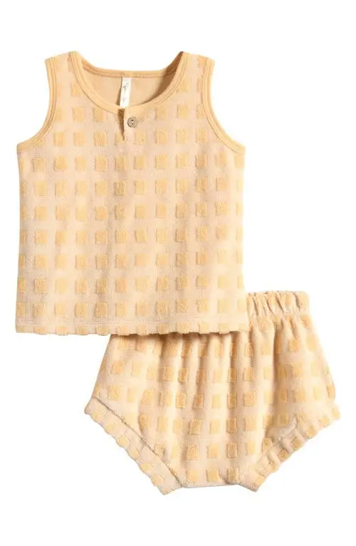RYLEE + CRU Terry Cloth Tank & Shorts Set - Butterscotch