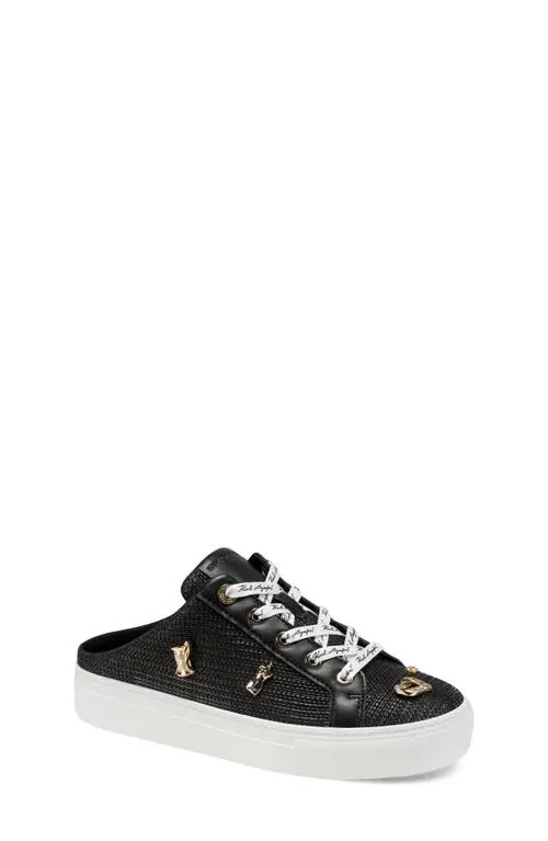 Karl Lagerfeld Paris Cambria Mule Sneaker - Black