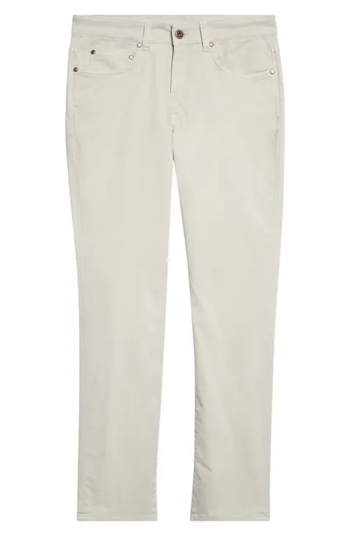 Boglioli Stretch Cotton & Silk Blend Jeans - Light Beige