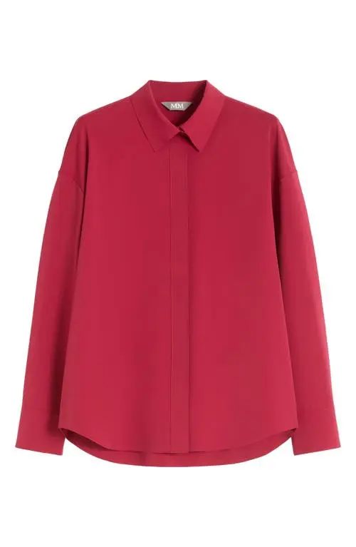 MM BY MAX MARA Baita Knit Button-up Shirt
