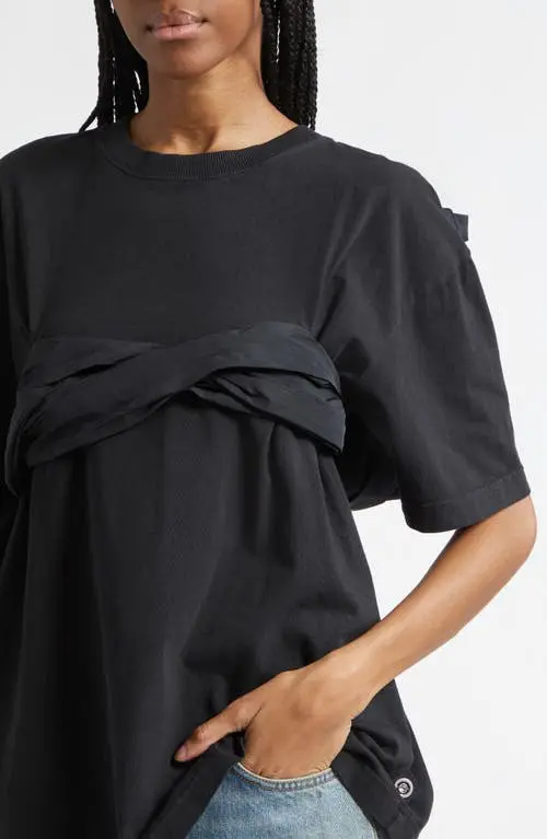 AREA Taffeta Knot T-shirt