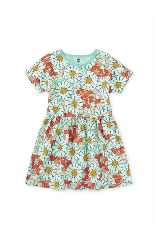 TEA COLLECTION Short Sleeve Twirl Dress - Daisy Deluxe