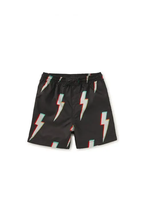 TEA COLLECTION Mid-length Swim Trunks - Lightning Bolts