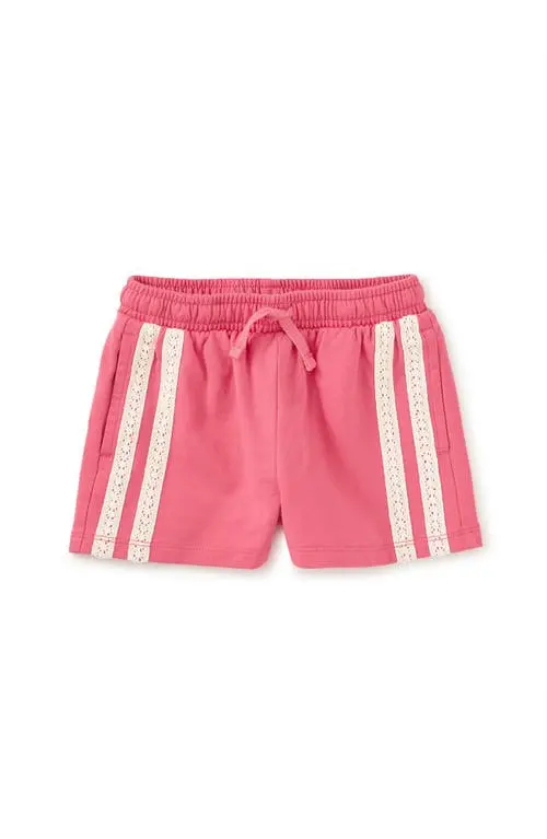 TEA COLLECTION Crochet Sporty Shorts - Desert Rose