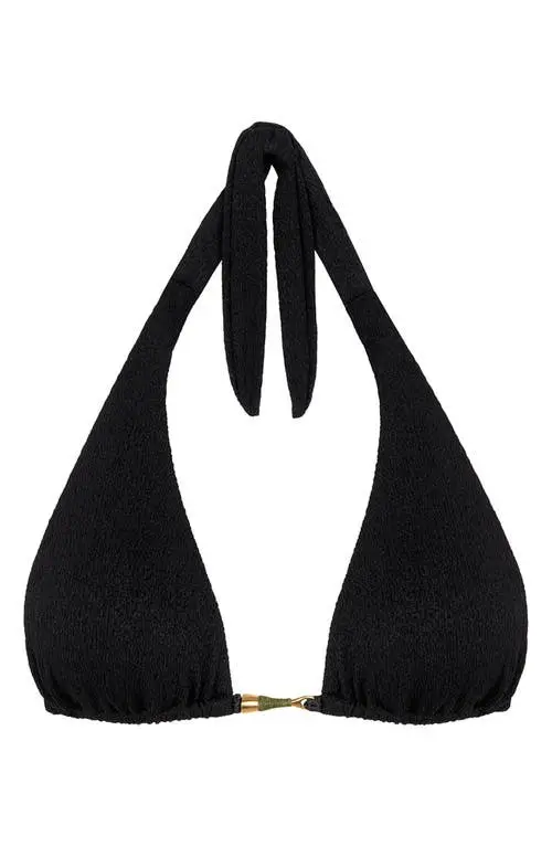VIX PAULA HERMANNY Mabel Hanna Bikini Top - Black