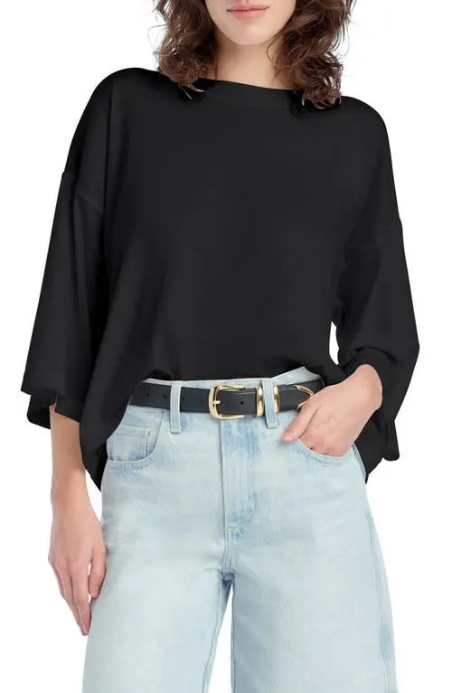 FAVORITE DAUGHTER Organic Cotton Tee - Black